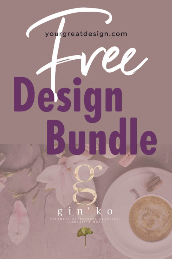 Free digital design bundle with 30+ items commercially available ...