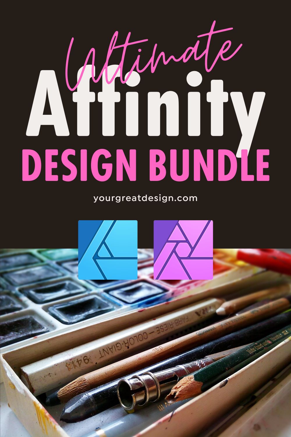 The Affinity Designer brush bundle is on a huge sale for 88% off ...