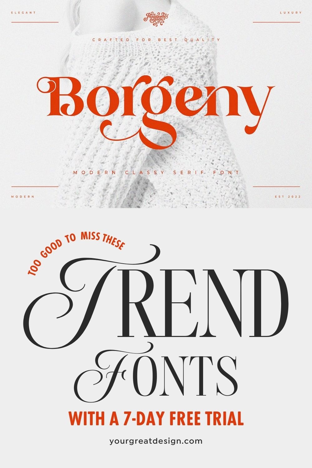 Now is the time! Modern fonts with a stylish seasonal design – Your ...
