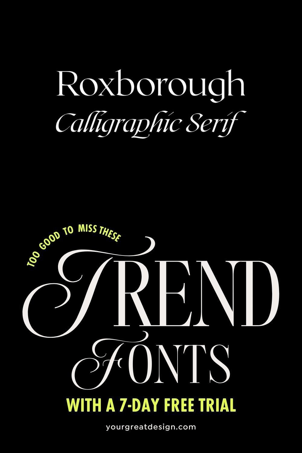 Now is the time! Modern fonts with a stylish seasonal design – Your ...