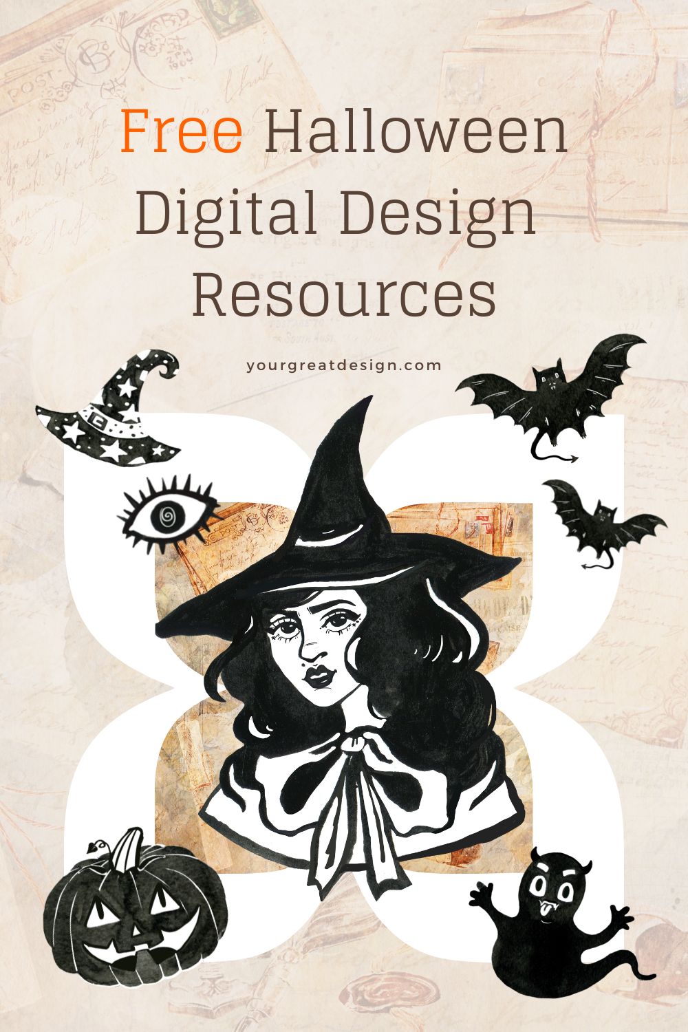 Halloween free spooky clipart & design resource – Your Great Design