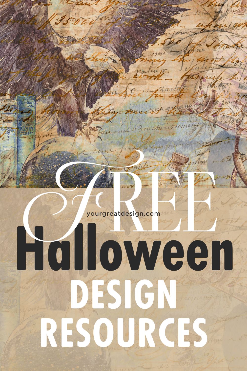 Halloween free spooky clipart & design resource – Your Great Design
